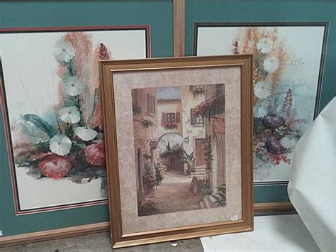 Sold Price Adin Shade Western Flora Print Of Watercolor Lot Invalid