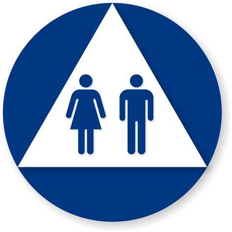 California Allgender Restroom Sign With Handicap Symbol
