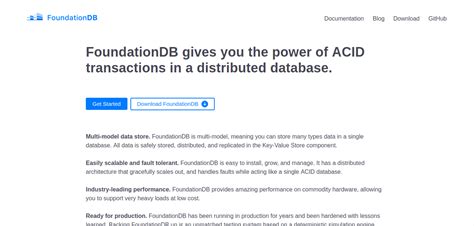 foundationdb pitchwall