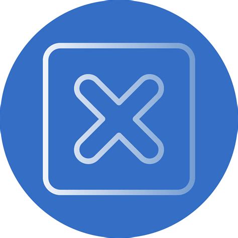 Square X Vector Icon Design 20983248 Vector Art At Vecteezy