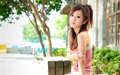 Taiwan Beautiful Girl Mm Mikao Wallpaper Third Series 15 Preview