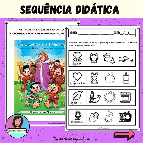Sequência Didática A Cigarra E A Formiga
