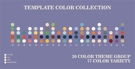 Premium Vector Trend Color Palette Blend 2023 20 Vector Color Palette
