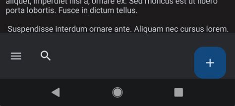 [bottomappbar] embedded fab is not vertically aligned with icon buttons