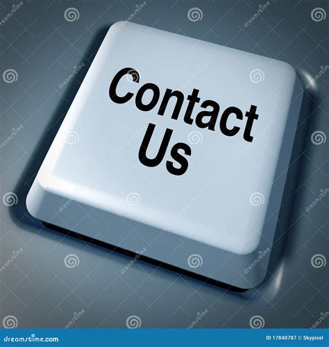 Contact Us E Mail Business Service Internet Comput Stock Illustration Illustration Of Button