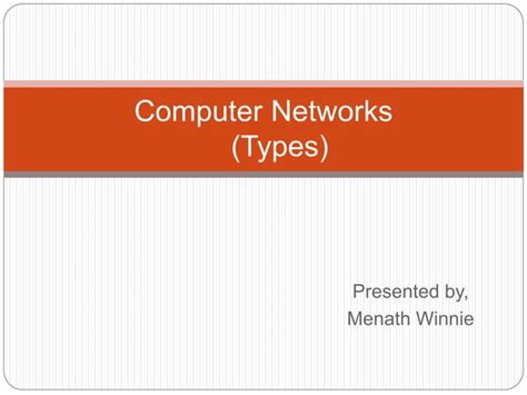 Computer Networks Ppt
