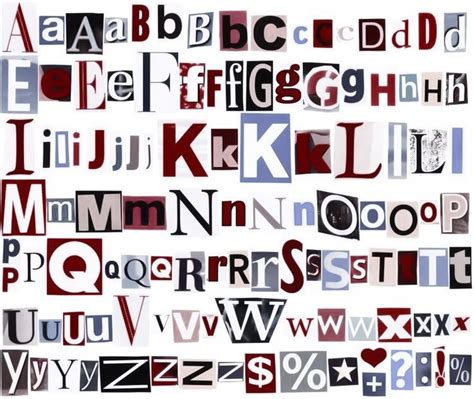 Unique Lettering Design With Overlays Magazine Collage Font Windows