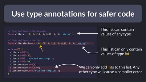 Use Type Annotations For Safer Code