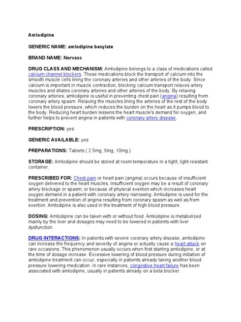 Drug Study Pdf Angina Pectoris Medicine