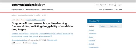 Drugnomeai 靶标成药性预测模型 知乎