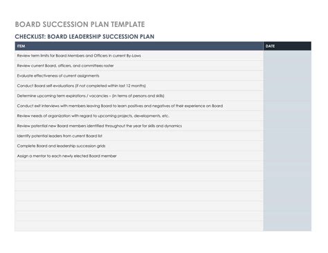 Free Printable Succession Planning Templates Excel Word Pdf