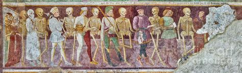 Meeting Between Dead And Living Detail From The Dance Of Death 1485