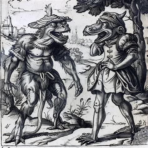 Strange Characters Etching Art Midjourney Prompt Promptbase