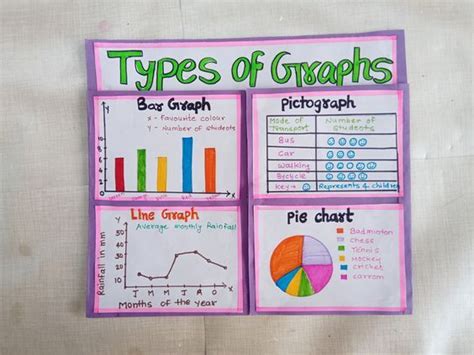 Chart On Types Of Graphs Math Project Types Of Graphs Types Of