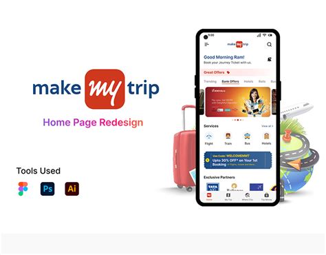 Makemytrip App Home Page Redesign On Behance