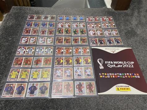 Panini World Cup Qatar 2022 Extra Stickers Full Set Hardcover Album