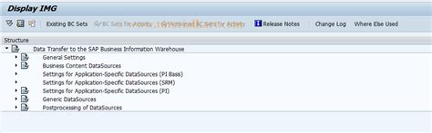 sbiw sap tcode biw in img for oltp