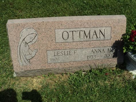 Anna Mary Higby Ottman 1933 2007 Find A Grave Memorial