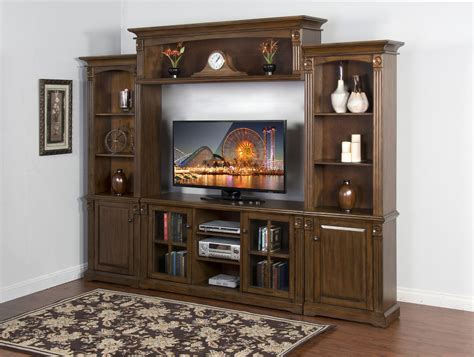 Savannah 4 Piece Entertainment Center Sunny Designs Furniture Home