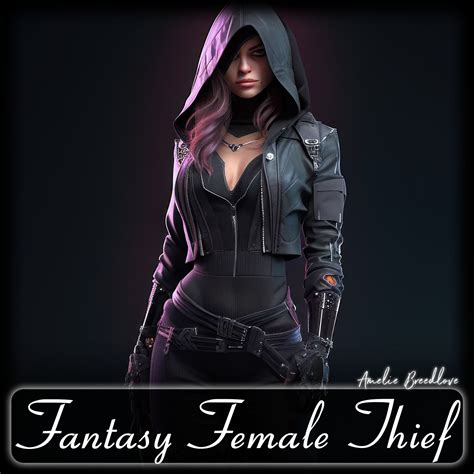 Artstation 210 Fantasy Female Thief Reference Pack 4k V4