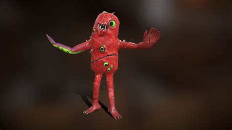 Meat Man 3d Model By Ethosaur [847b7fd] Sketchfab