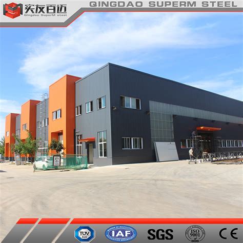 Pre Engineered Prefabricated Steel Structure Building Workshop With