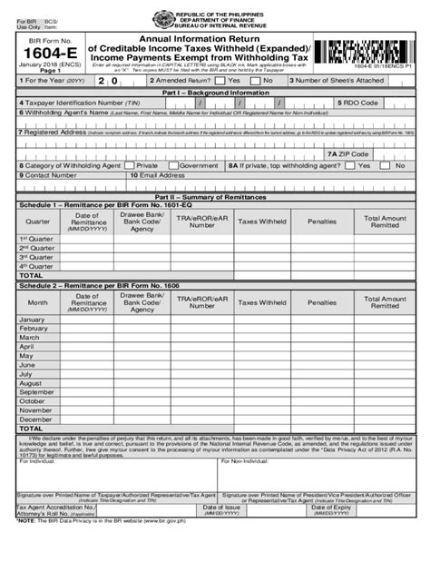 1604cf Deadline Philippines 2018 2025 Form Fill Out And Sign