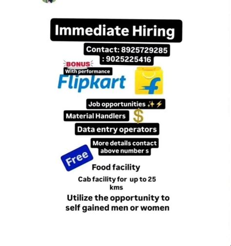 Prasad Prasad On Linkedin Immediate Hiring In Filpkart Data Entry Operators