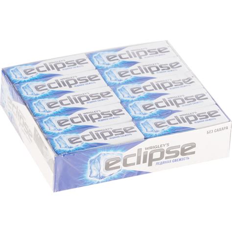 Уп. Жевательная резинка «Eclipse» ледяная свежесть, 30х13.6 г купить в ...