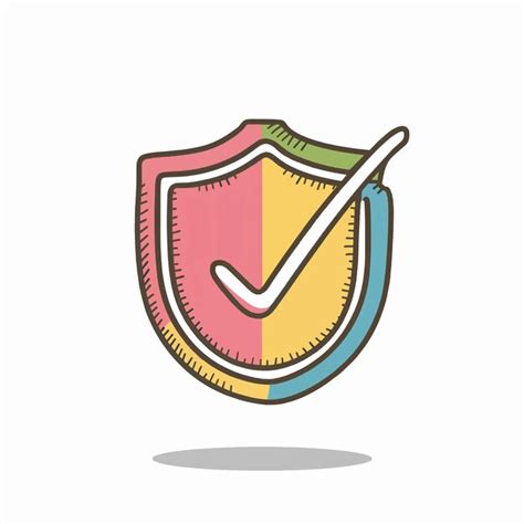 Un Escudo Con Una Flecha Blanca Y Un Escudo Rojo Vector Premium Generado Con Ia