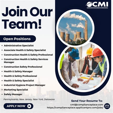 Ehs Compliancemanagement Hiring Construction Openpositions Compliance Management