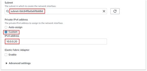 Create Cluster Internal Network Interfaces Dell Powerscale For Aws