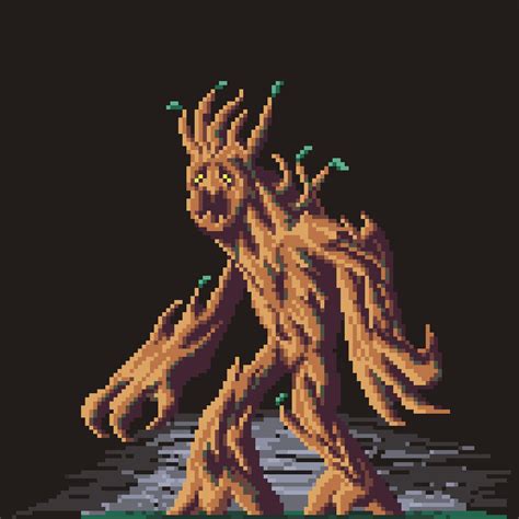 ArtStation Treant Pixel Art Jonathan Dodd Pixel Art Pixel Art