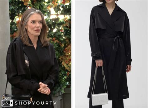 The Young And The Restless October 2024 Diane Jenkinss Black Trench