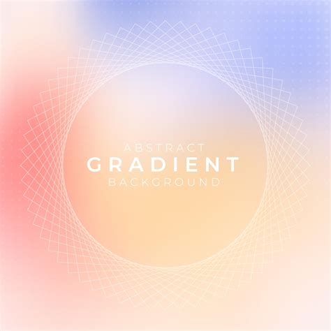 Premium Vector Soft Retro Gradient Background Design Minimalistic Style Mandala