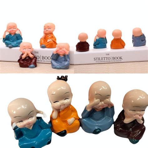Polished 4 Piece Monk Set For Decoration At ₹ 100set In Mumbai Id