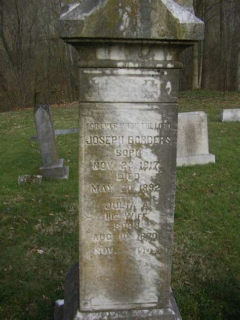 Julia Ann “july” Brown Borders 1820 1903 Find A Grave Memorial
