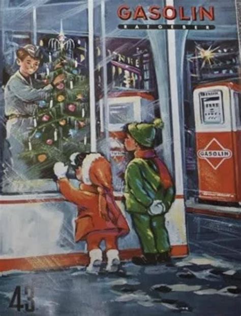 Vintage Gas Stations And Vintage Style Pump Girls 🎄wishing You All
