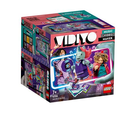 Игрален комплект конструктор ЛЕГО VIDIYO™ 43106 - Unicorn DJ BeatBox ...
