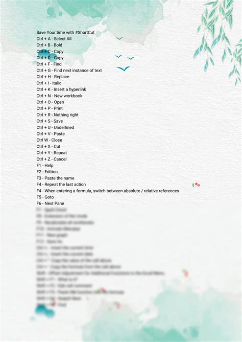 SOLUTION Computer Shortcut Ms Word And Excel Pdf Studypool