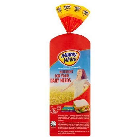Mighty White Natural White Long Sandwich Bread 550g Lazada