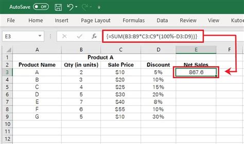 Creating Arrays Excel Array Formulas