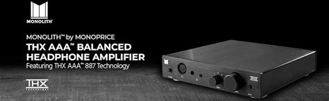 Monolith Thx Aaa 平衡耳機放大器 採用 Thx Aaa 887 技術 平衡和單端輸入 電子