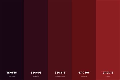 25 Best Red Color Palettes With Names And Hex Codes Red Colour