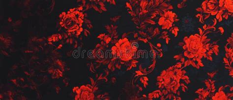 Rich Floral Damask Patterns Create An Ornate And Classic Background