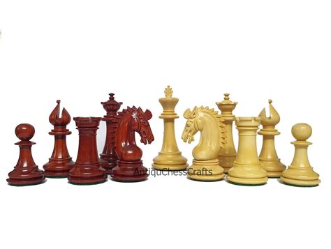 375 Sheffield Knight Luxury Chess Pieces Only Set Double Weighted