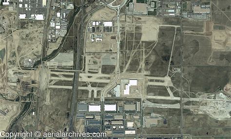 Aerial Map Abandoned Stapleton Airport Denver Colorado Aerial