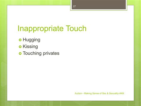 Autism And Sexuality Pptx Sexual Conditions Sexual Health