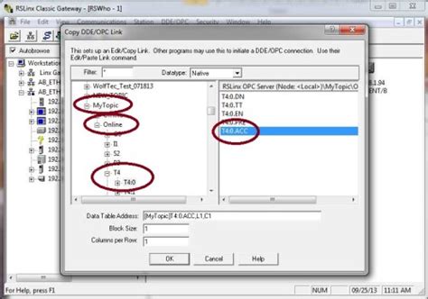 Getting Allen Bradley A B Programmable Controller Data Into Excel