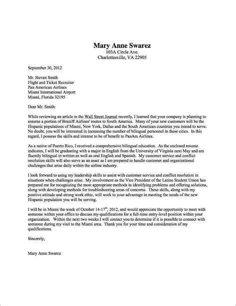 Cover Letter Examples